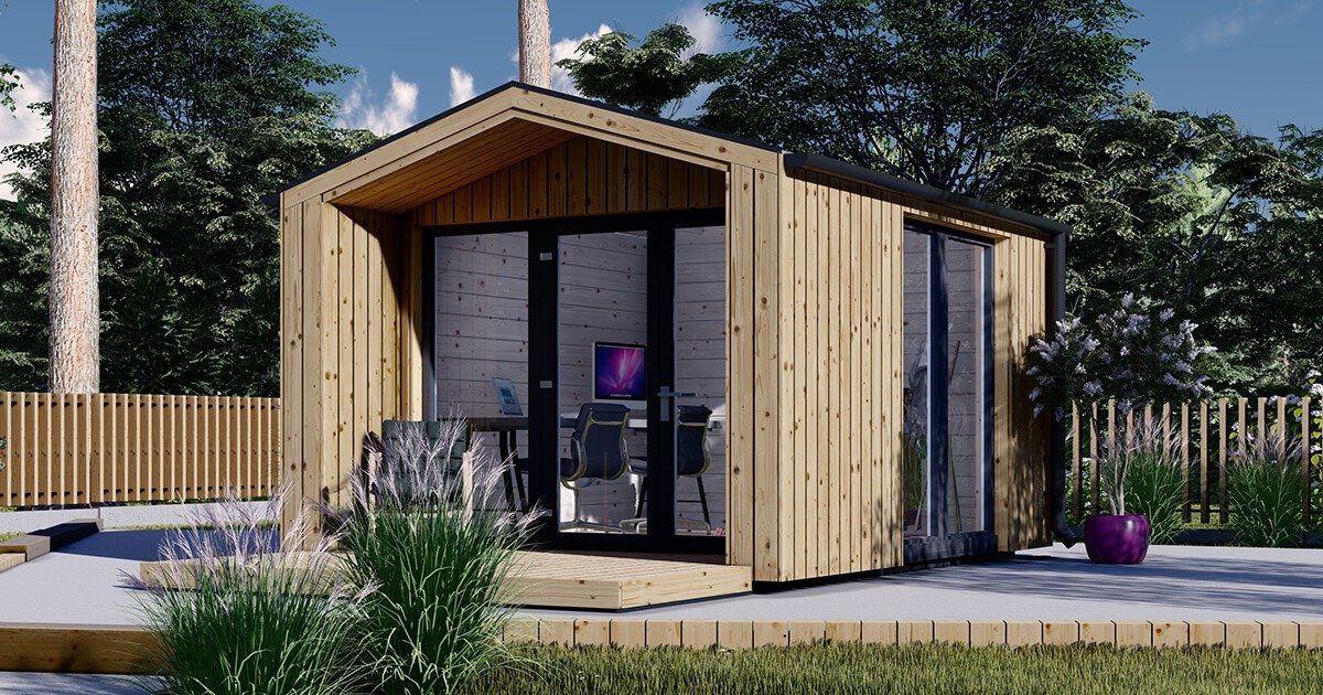 Isolerad friggebod: en vinterbonad modell för året runt