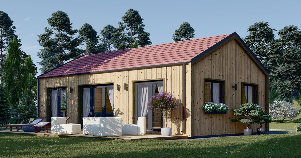 Moderna fritidshus byggsats: modern stil och prisvärd